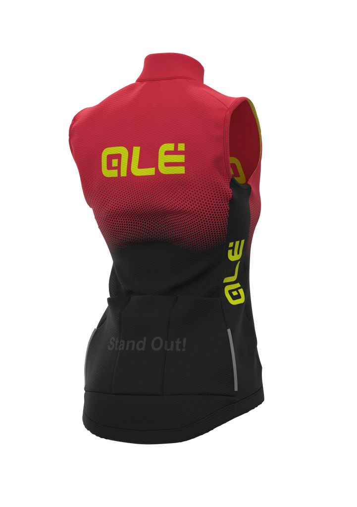 PRR Womens wind vest Pockets – Ale Cycling Australia